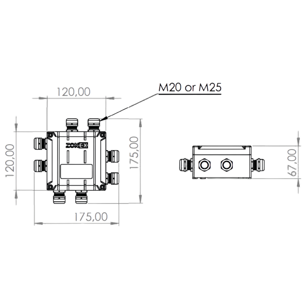 Ex-proof Nylon GRP Junction Box - OnElecs